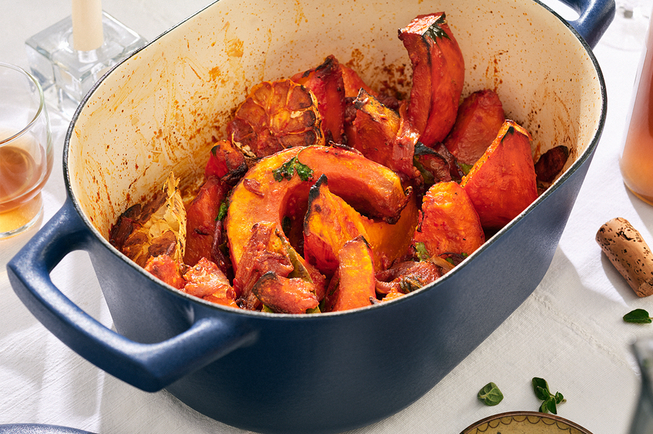 Roasted Squash with Garlic and Harissa – Beautiful™