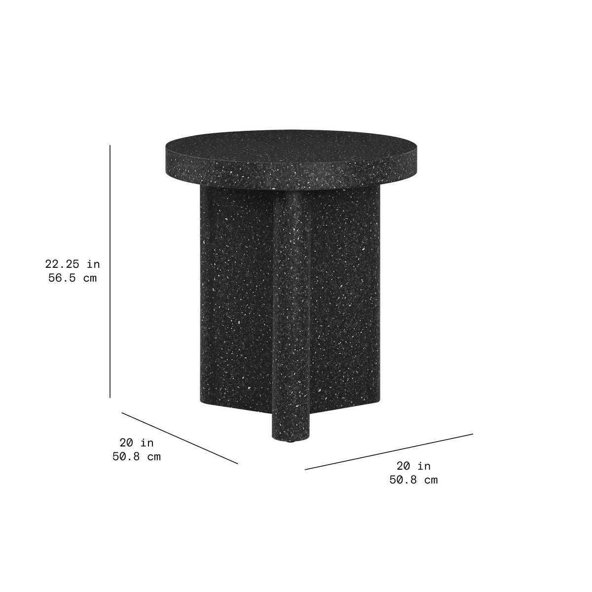 Beautiful Contempo Round Side Table by Drew Barrymore – Beautiful™