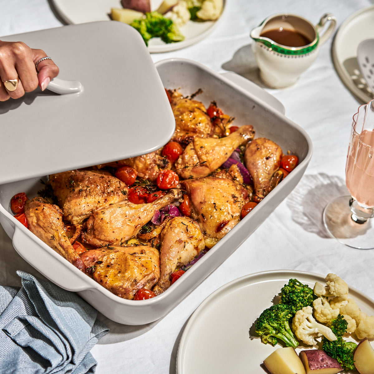 9”x13” Covered Stoneware Baker – Beautiful™